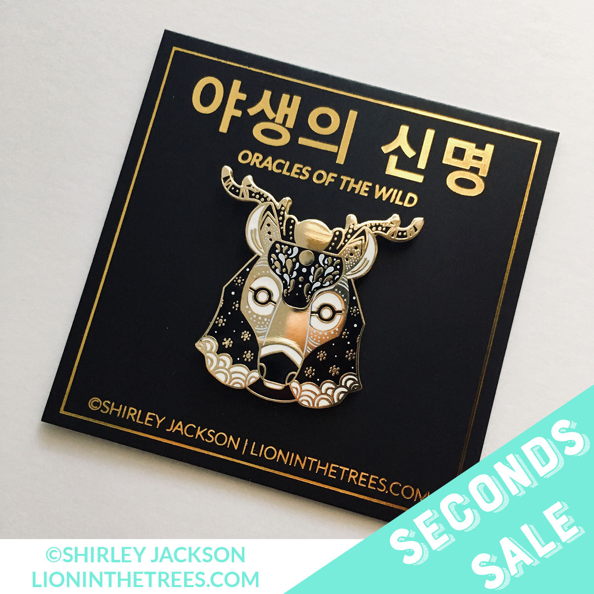 SECONDS SALE - Oracles of the Wild - The Meek Enamel Pin – Shirley ...